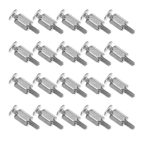 SOLUSTRE Laptop Stand 20pcs M. Disk Replacement Hex Screws Laptops Mounting for Motherboards Accessories Nut Accessory Ssd Computer Motherboard Standoff Hard Kit Screw Laptop Ssd