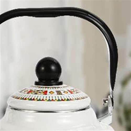 VEDEXA Espresso Kettle 1.7L Enamel Teapot, Induction Cooker, Kettle, Large Capacity Cold Water Kettle, Enamel Kettle, Coffee Pot (Color : A001)
