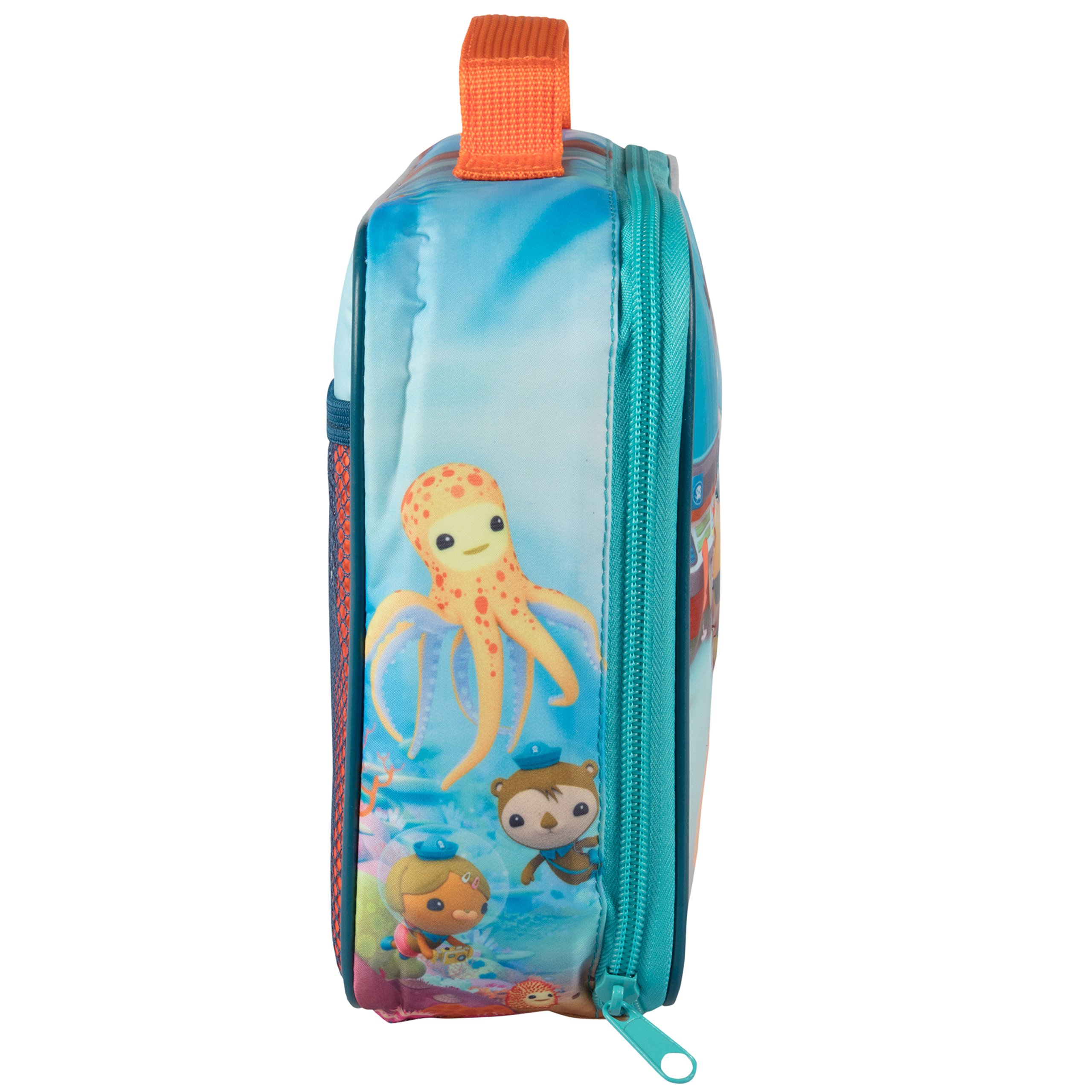 OCTONAUTS Insulated Lunch Sleeve - Reusable Heavy Duty Tote Bag w Mesh Pocket - Rescue Mission