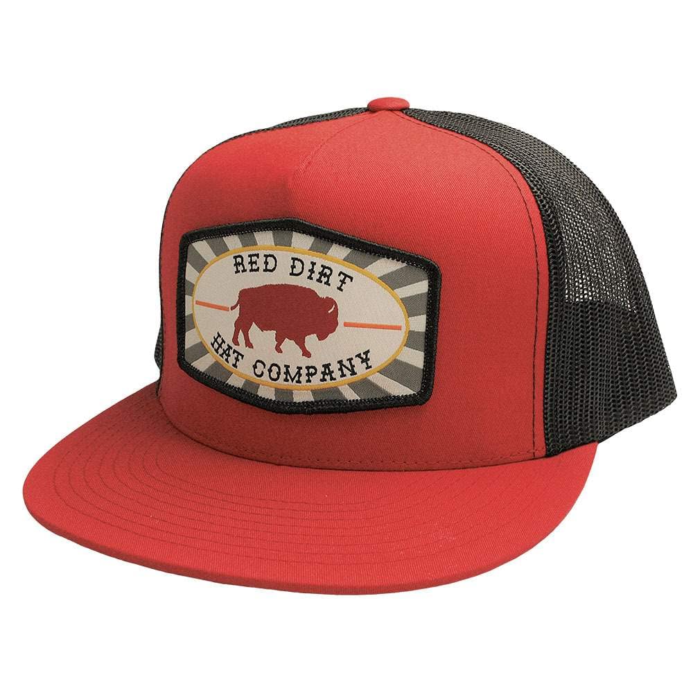 Red Dirt Hat Company Beachnut Red Cap Red OSFM