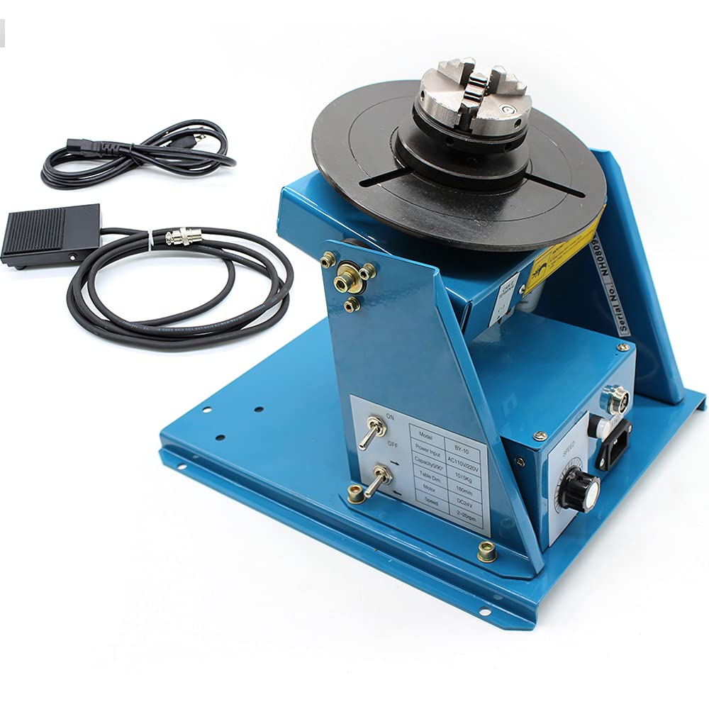 Rotary Welding Positioner,Welder Turntable Table,Positioning Turntable,Welder Positioning Machine for Cutting,Grinding,Assembly and Testing