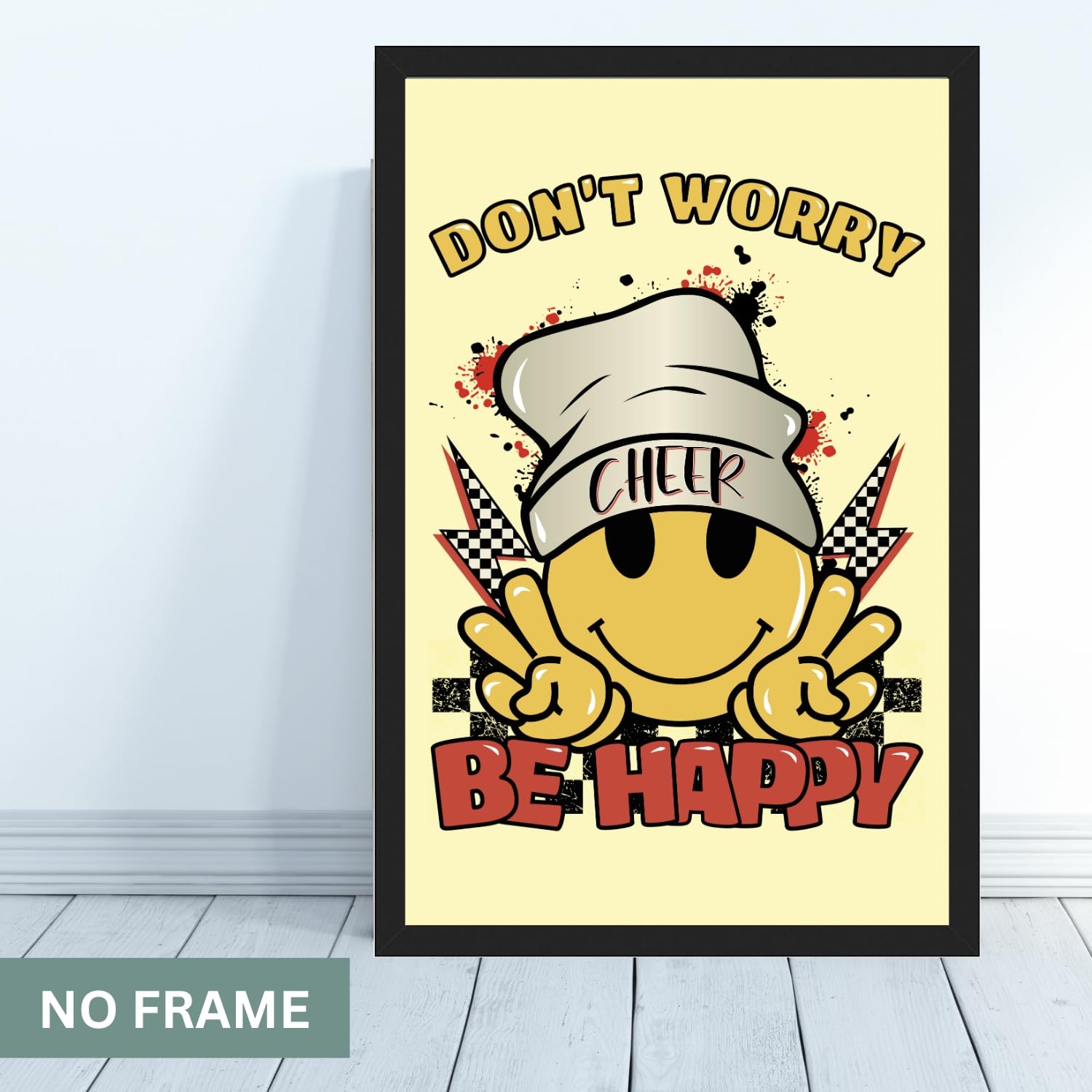 Retro Wall Art for Room Aesthetic, Cute Posters, Cute Wall Decor, Retro Wall Decor, 70 Room Decor, Retro Poster for Kitchen, Bedroom, Dorm Room, Apartment (Unframed)