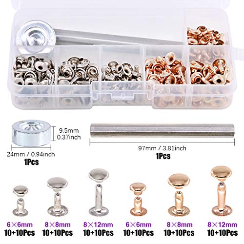 Swpeet 8Pcs Leather Hole Punch Plier with Grommet Eyelets Kit, Professional Puncher Including Punch Plier Screwdriver, Scissors, Rule, Awl Tool and Grinding Rod Multi Sized Puncher for Belts, Crafts