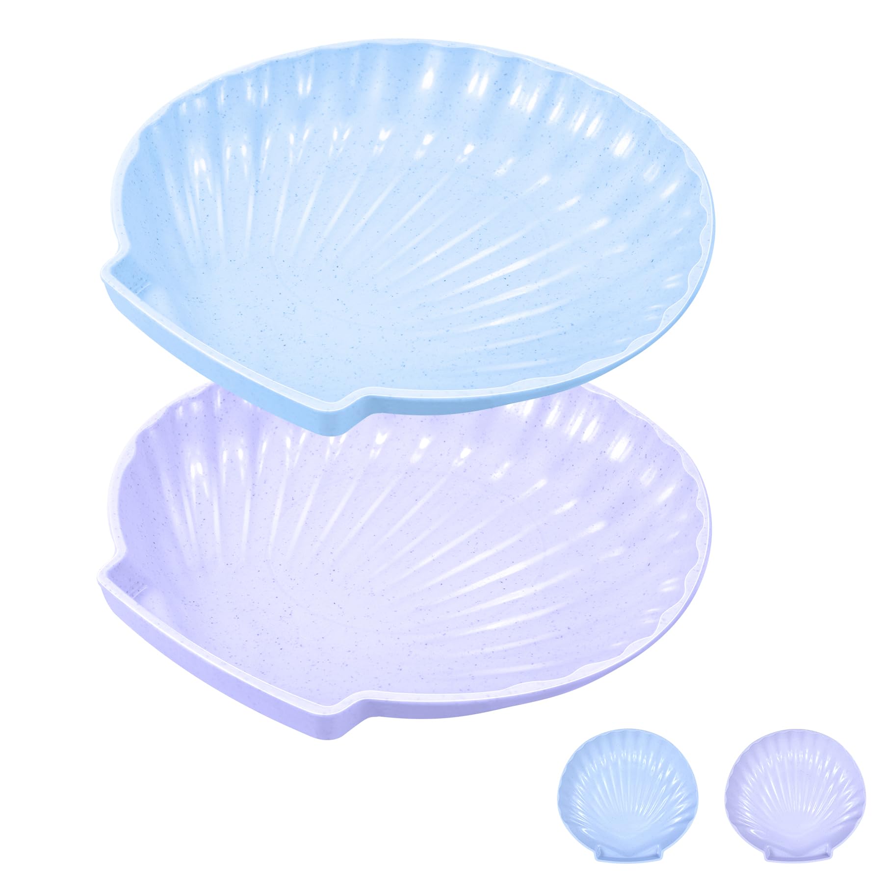 ZRIFAQESW Spoon Rest for Stove Top, 5.7 Inch Spoon Rest for Kitchen Counter, Cooking Spoon Holder for Stove, 2 PCS Coffee Spoon Rest Set, Small Plastic Plates, Kitchen Gadgets Small Appetizer Plates
