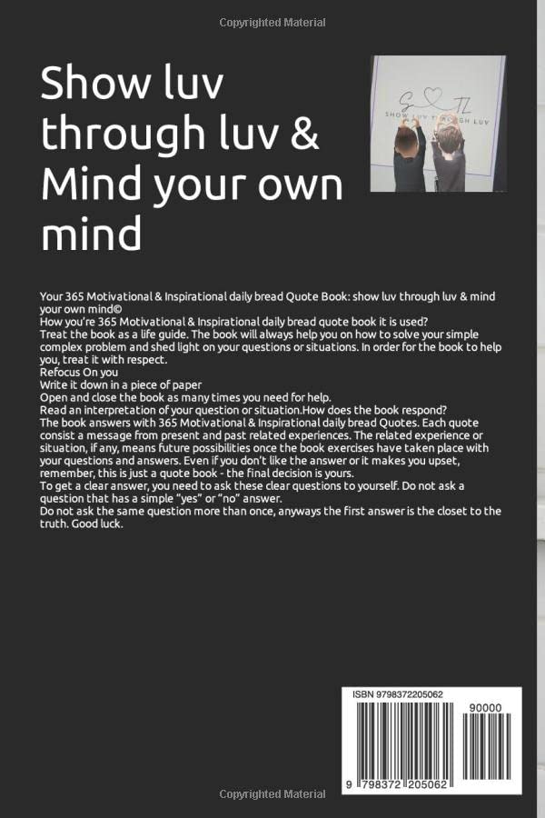 Show Luv through Luv & Mind Your Own Mind