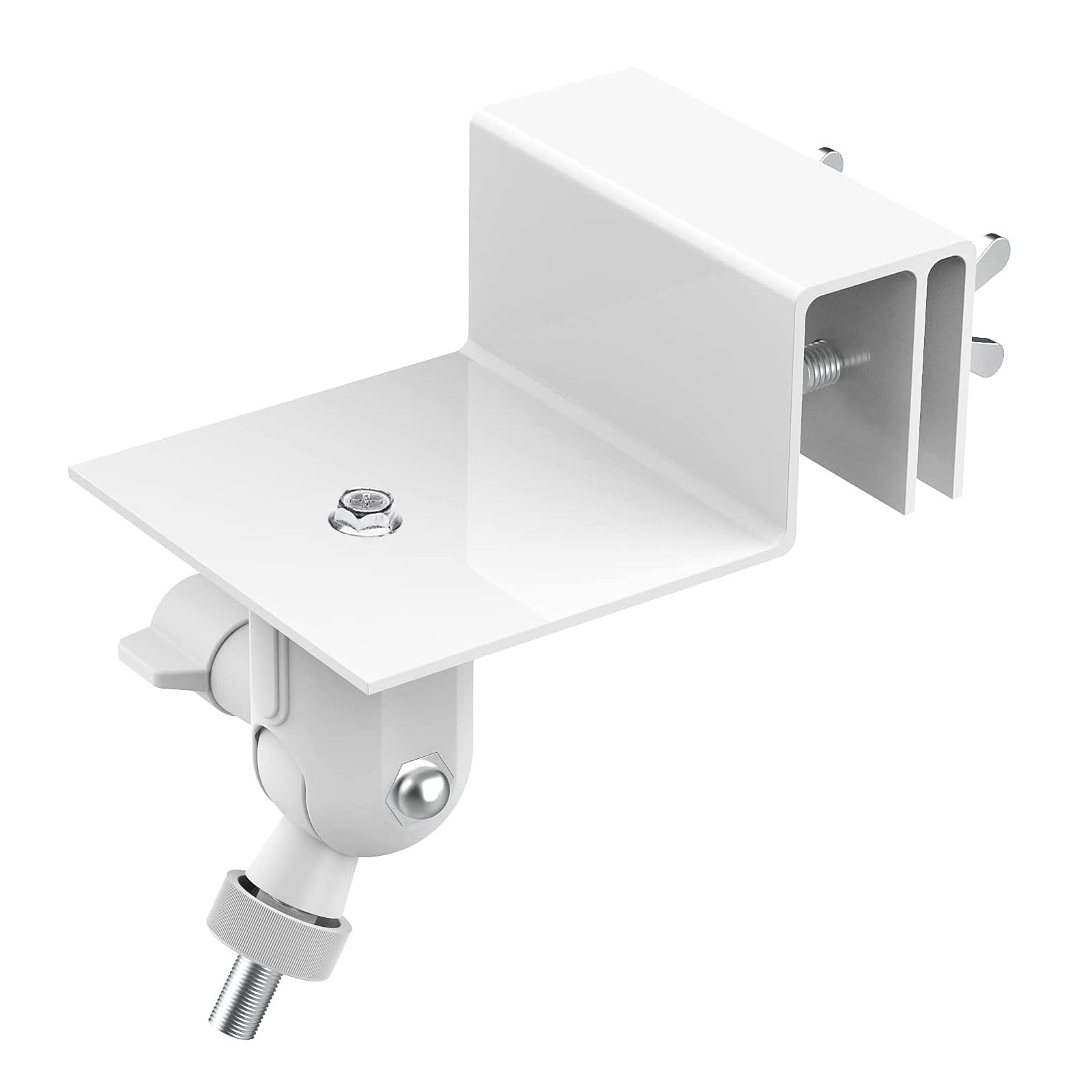 Shyueda Weatherproof Gutter Mount Compatible with Blink xt/xt2/Outdoor/Eufycam 2/E/2C/Pro/Arlo Pro/2/3/4/HD/Ultra/Ultra 2/Essential-White(1-Pack)