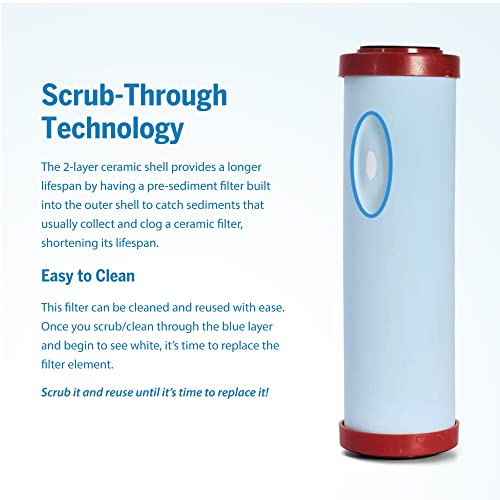 ProOne Coldstream Countertop Water Filter System, Includes Dedicated Faucet