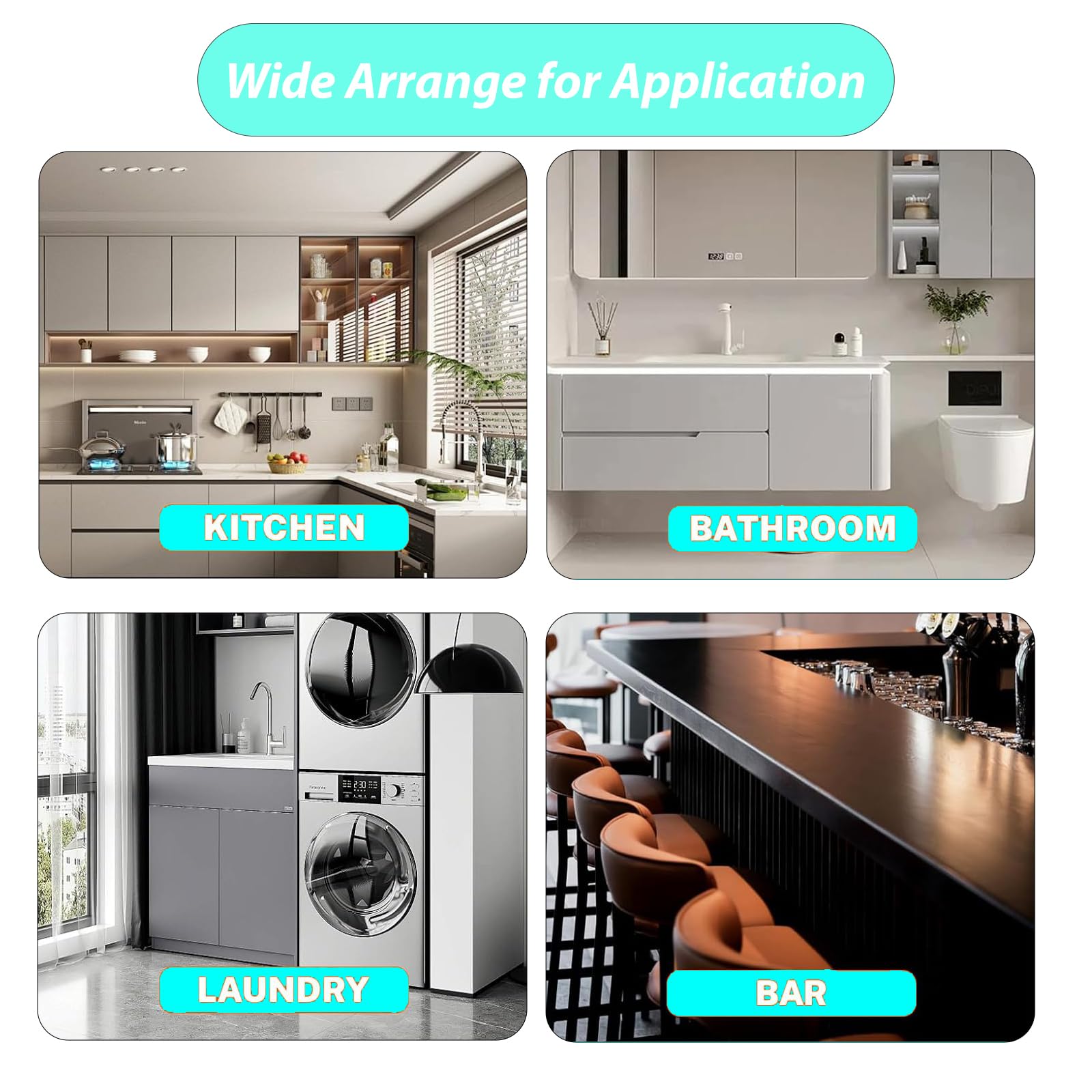 Silicone Kitchen Sink Splash Guard Faucet Mat (17.7" x 5.5"), 5° Slope Faucet Draining Mat, Faucet Handle Drip Catcher Tray Sink Drain Faucet Pad Behind Faucet for Kitchen & Bathroom Countertop