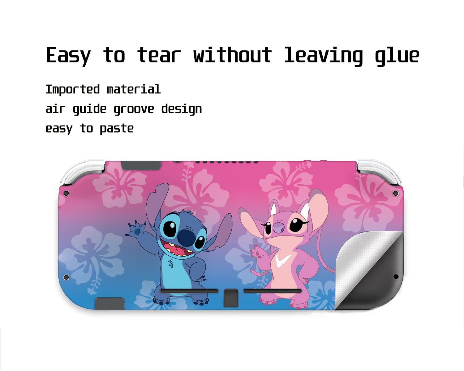 SadSkins Full Wrap Skin for Switch Lite Anime Switch Lite Protector Skin Cover Matte Vinyl Decal Stickers(Only Switch Lite)
