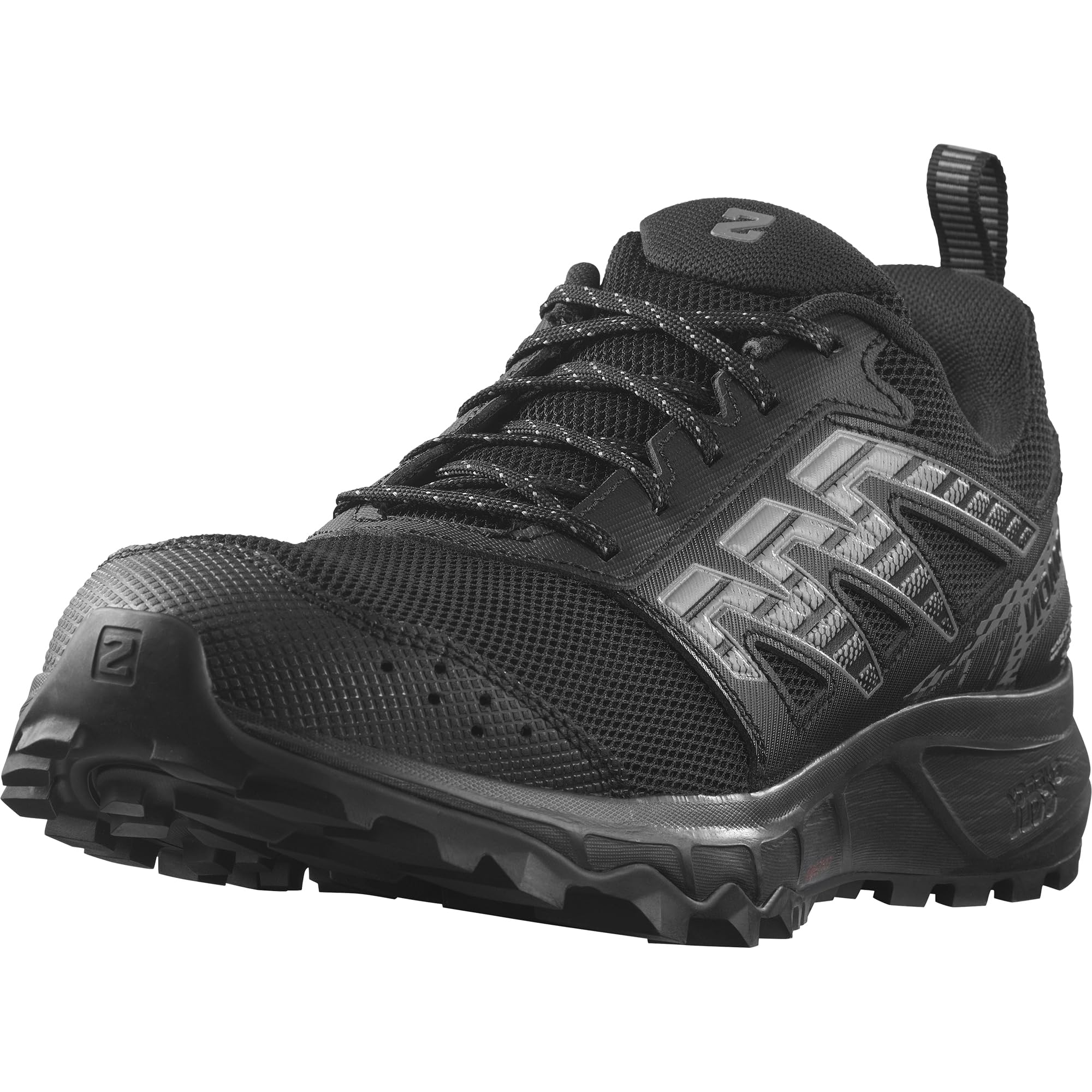Salomon Mens Wander Trail Running Shoe, Black, 9.5 US
