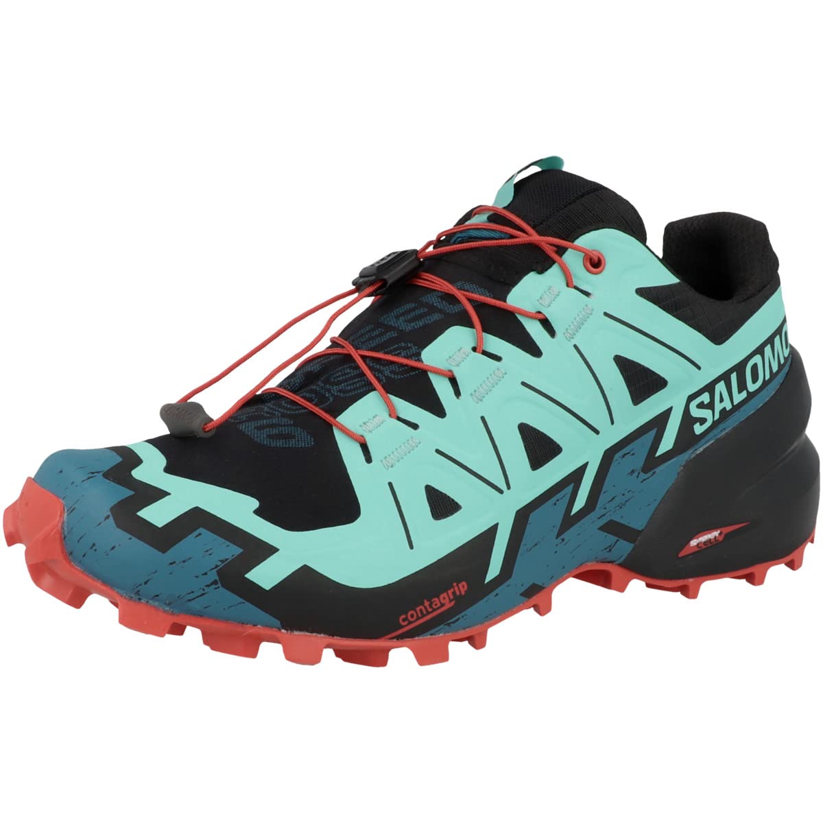 Salomon Speedcross 6 Black/White/Acid Lime 10 D (M)