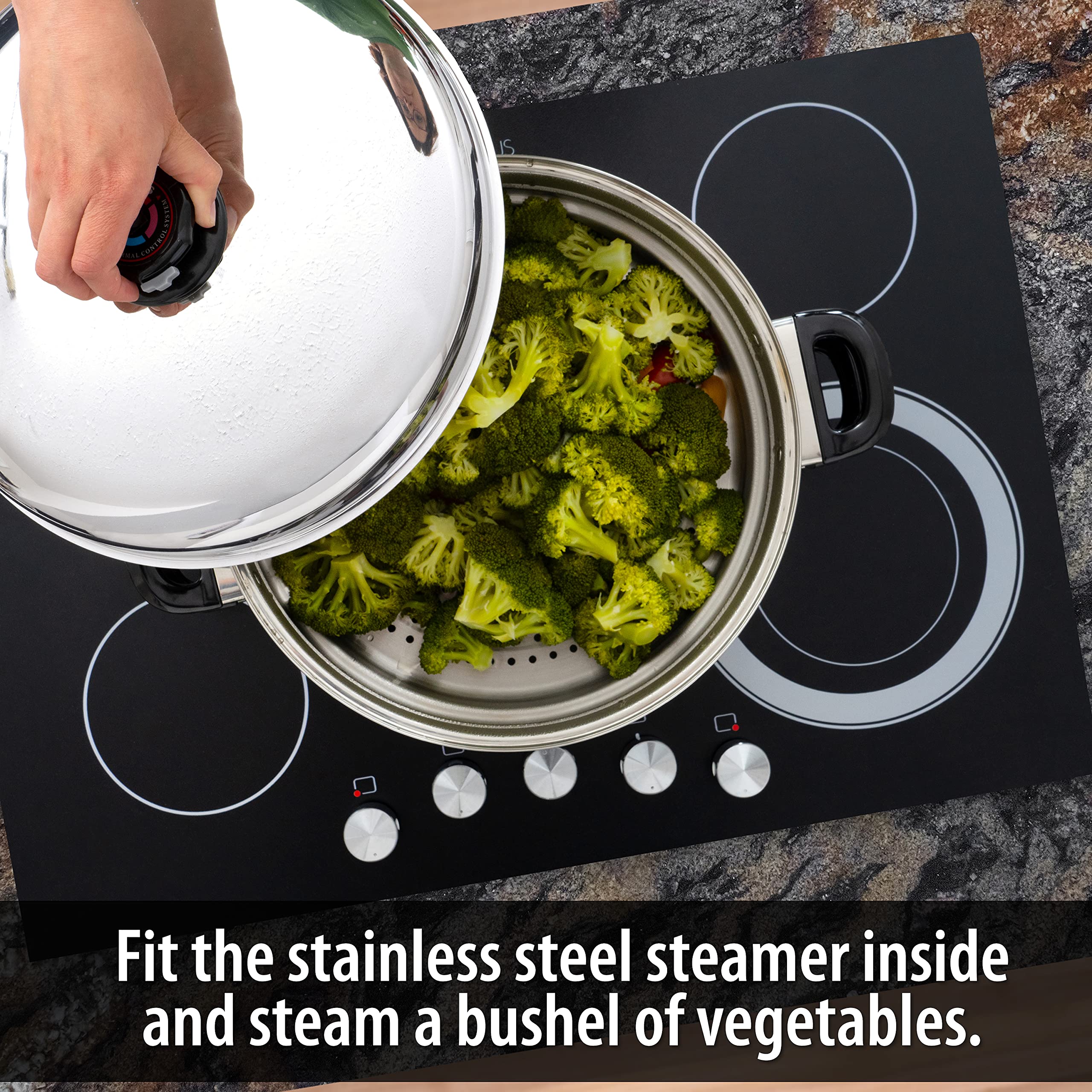 Precise Heat Surgical Stainless-Steel Oversized Skillet