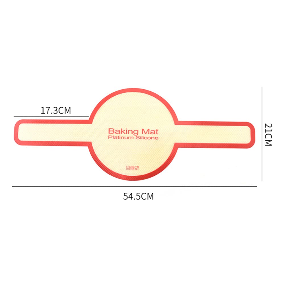 Silicone Baking Mat for Oven Bread Baking:Long Handles Sling Baking Mat Gentler Safer & Easier to Transfer for Dough, Bread Baking Supplies