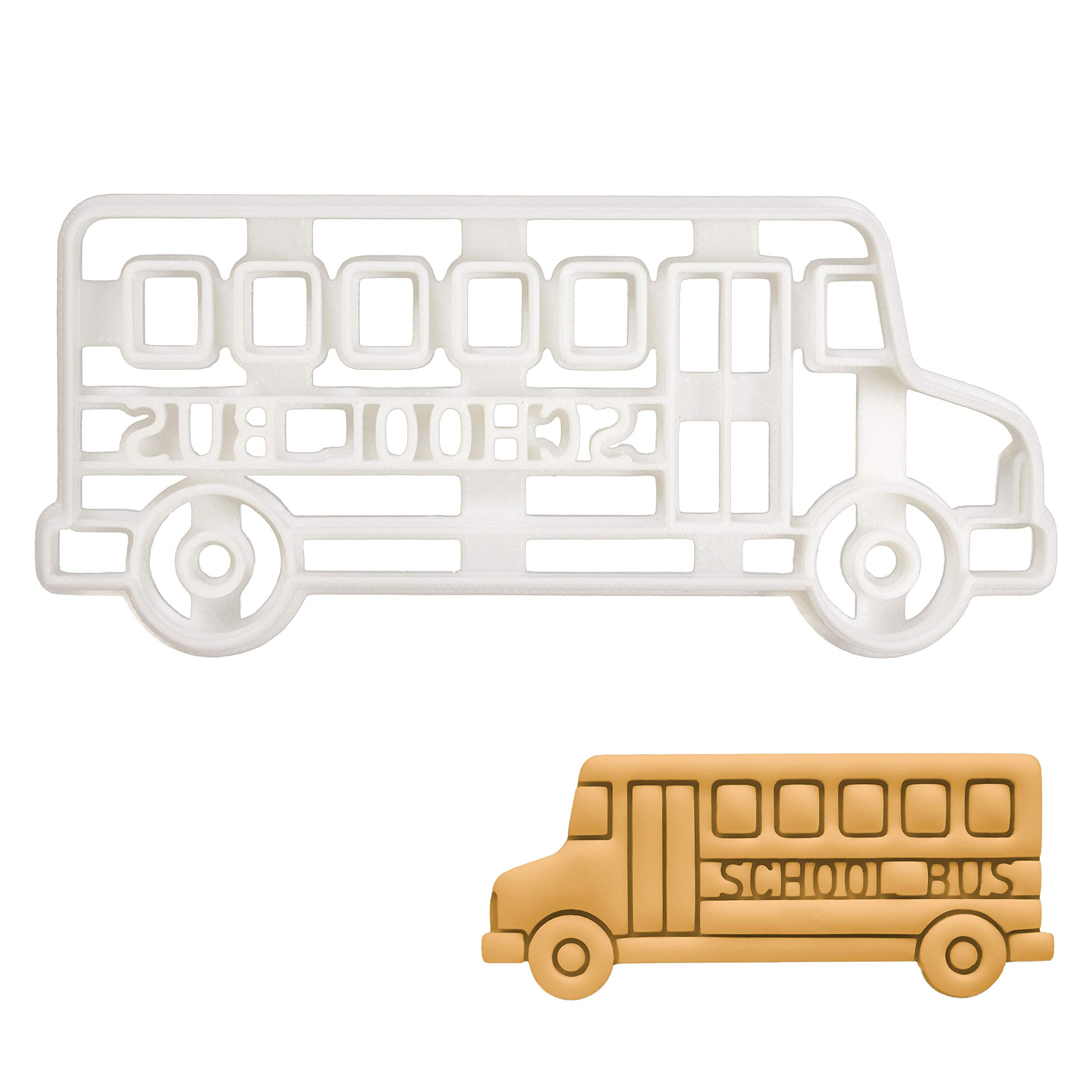 School Bus cookie cutter, 1 piece - Bakerlogy
