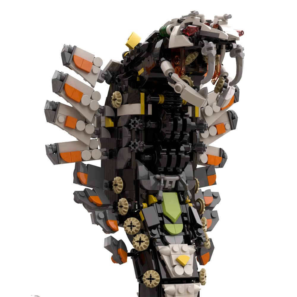 Slitherfang Monster Zero Game Figure Building Model Toy,Serpentine -Like Snake Beast Machine Building Set,Awesome Thunder Collcetible Model for Build and Display (1431 Pieces)