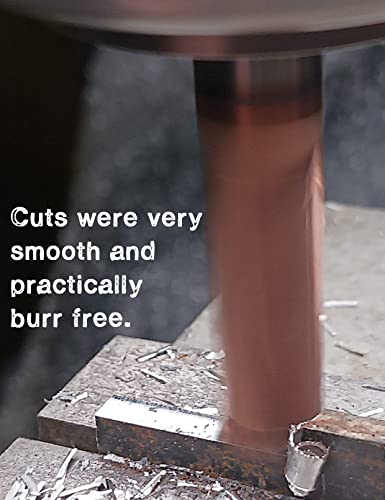 sisona 1/2" Square Nose Carbide End Mill Bits - 4 Flutes,1/2" Diamter,3'' Overall Length - Sharpness,Durable,Smooth Cutting