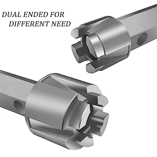 WBJKZJD Tub Drain Remover Wrench, Heavy Duty Drain Wrench Aluminum Alloy Wrench for Install and Remove Most Bath and Shower Drains