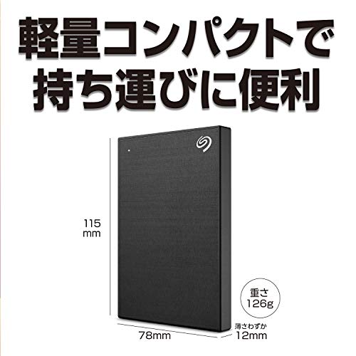 Seagate Backup Plus Slim 1TB External Hard Drive Portable HDD – Black USB 3.0 for PC Laptop and Mac (STHN1000400) (Renewed)
