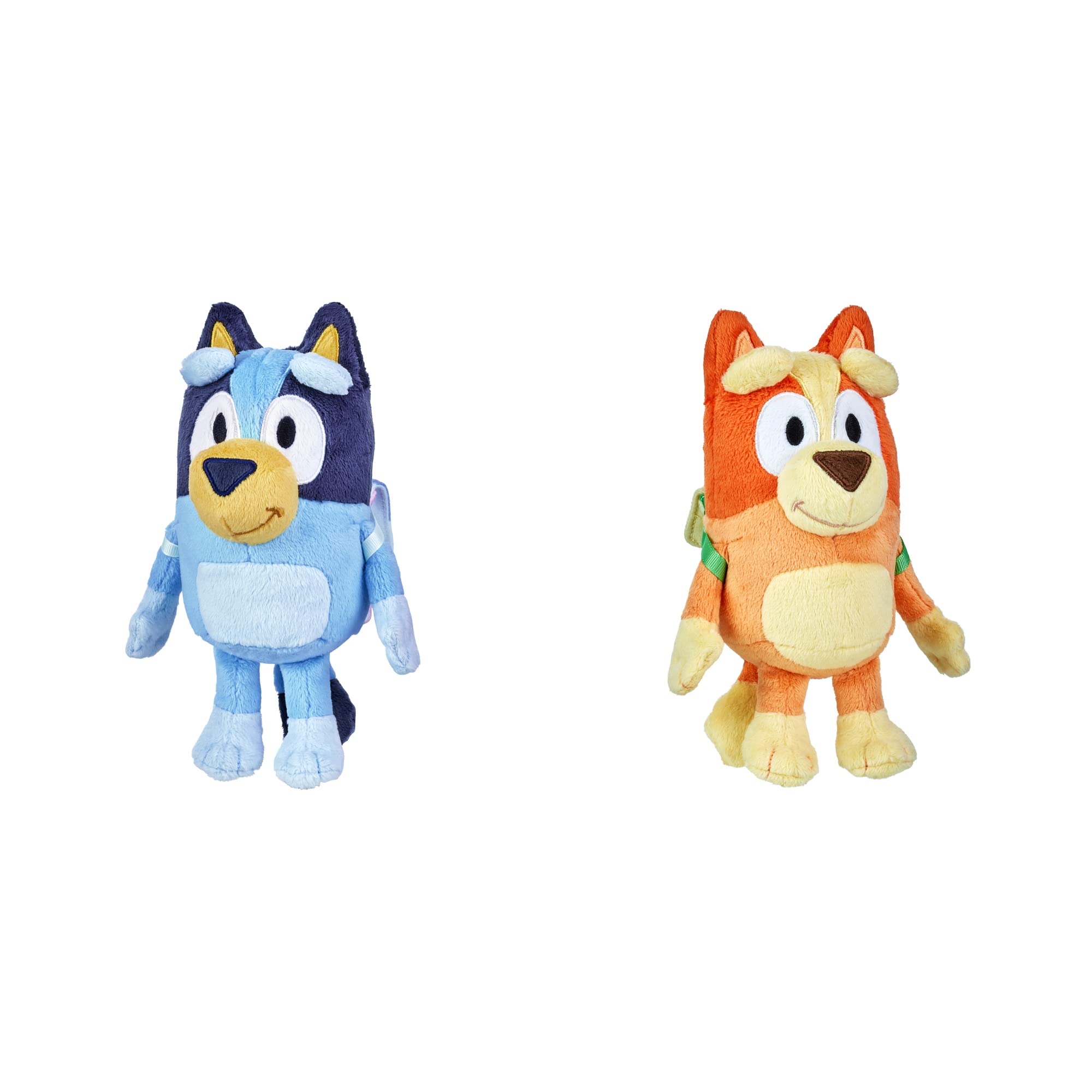 Schooltime Bluey & Bingo 8" Mini Plush Bundle - School Time 2 Pack