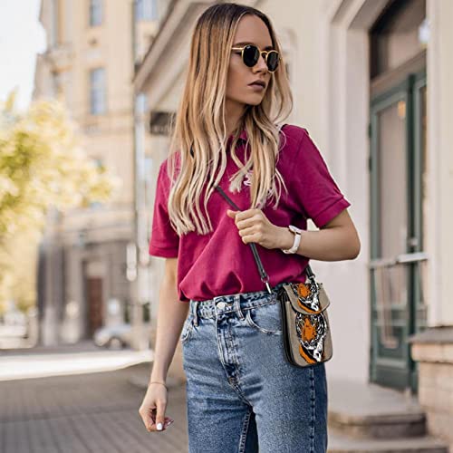 Small Crossbody Bag Tiger Cell Phone Purse Wallet