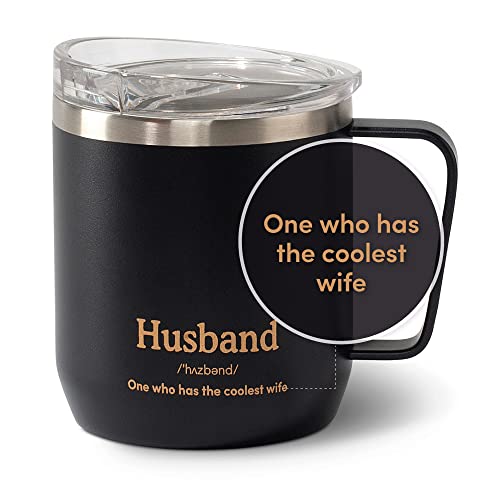 VAHDAM Husband Mug - Christmas Gifts for Husband from Wife | Birthday Gifts for Husband, Anniversary Husband Gifts | Stainless Steel Vacuum Insulated Coffee Mugs | Gifts for Men, Gifts for Him