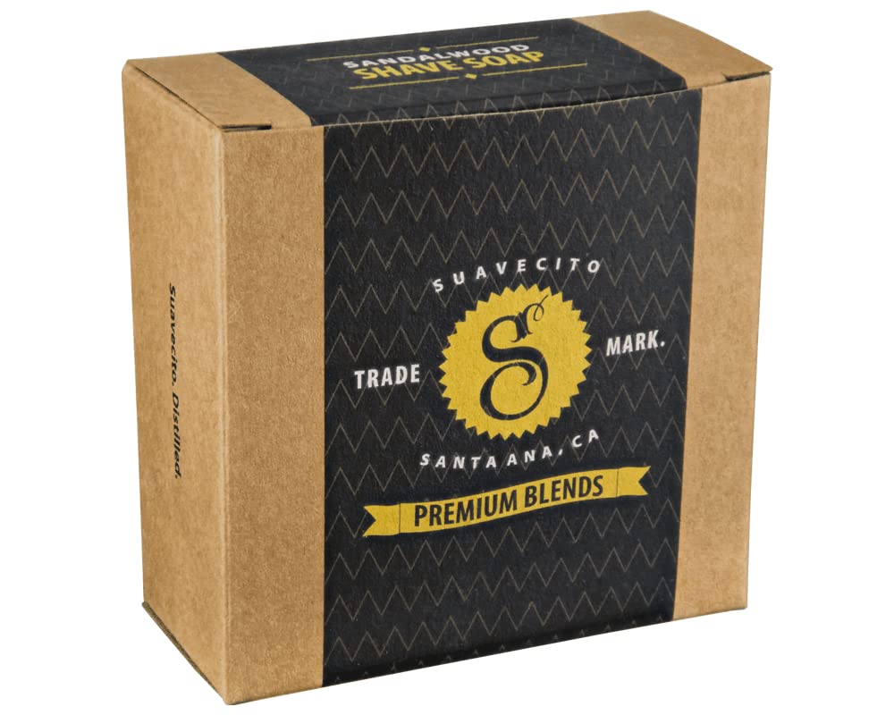 Suavecito Premium Blends Shave Soap Sandalwood Men's Face Grooming Shaving
