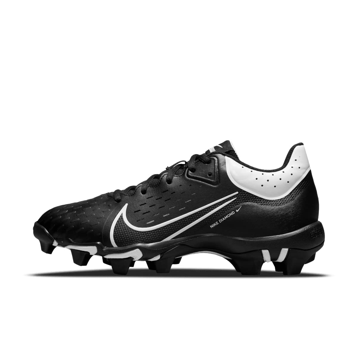 Nike Hyperdiamond 4 Keystone Molded Softball Cleats Black | Black | White Size 8 Medium