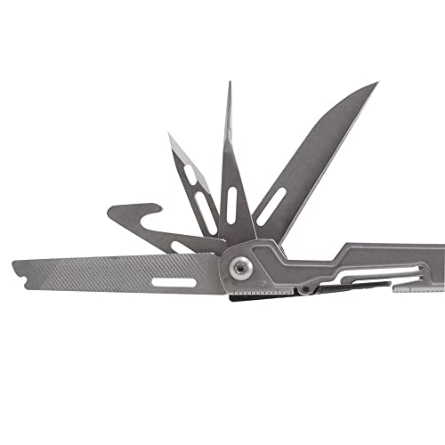 SOG Multitool Pliers Pocket Knife – PowerPint EDC Tool and Compact Lightweight Multi Tool w/ 18 Multitools in Multi-Purpose Tool (PP1001-CP)