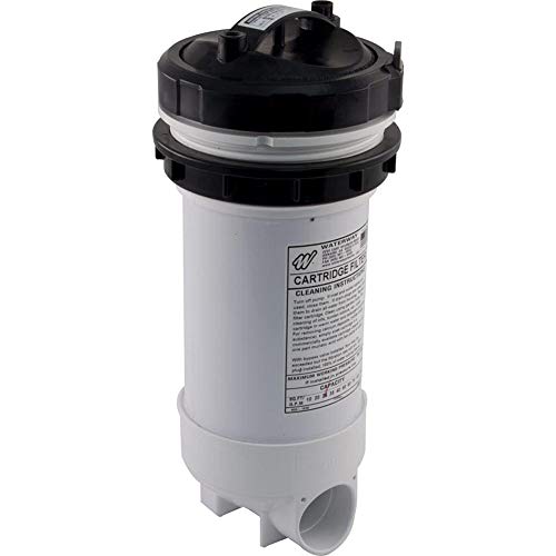 Waterway Plastics 502-2510 Top Load 2" Complete Filter with Bypass, 25 sq. ft, Black