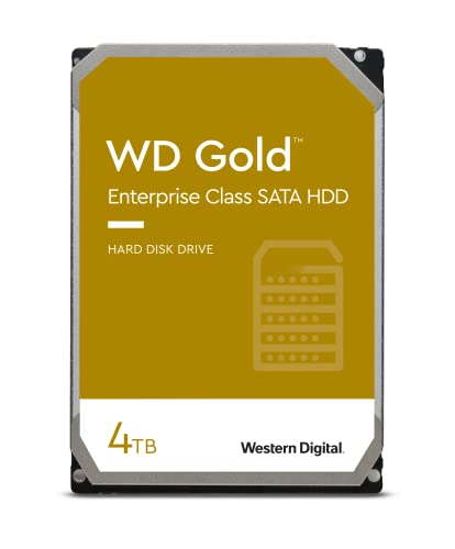 WD Gold 4TB Enterprise Class Hard Disk Drive - 7200 RPM Class SATA 6 Gb/s 128MB Cache 3.5 Inch - WD4002FYYZ