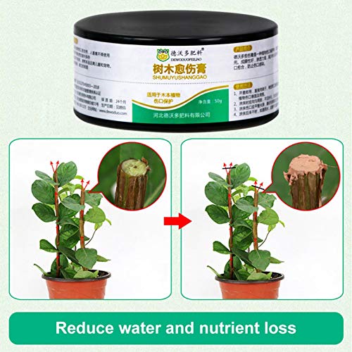 Tree Pruning Sealer, Bonsai Pruning Cutting Paste Tree Pruning Sealer Pruning Compound Tree Pruning Sealer for Garden Plant Grafting and Wound Treatment