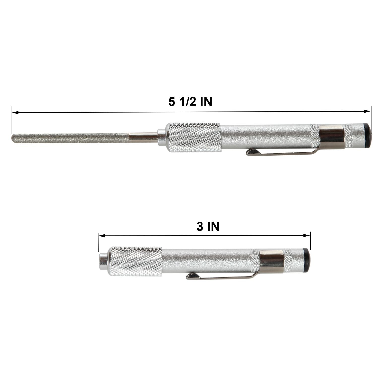 Trenton Gifts Crystal and Glass Repair File, Carbide Metal Diamond Grit Tool