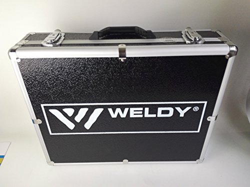 WELDY 3400W Handheld Plastic Extrusion Welding Machine kit Hot Air Plastic Welder Gun Vinyl Weld Extruder Welder Machine (WELDY booster EX3)