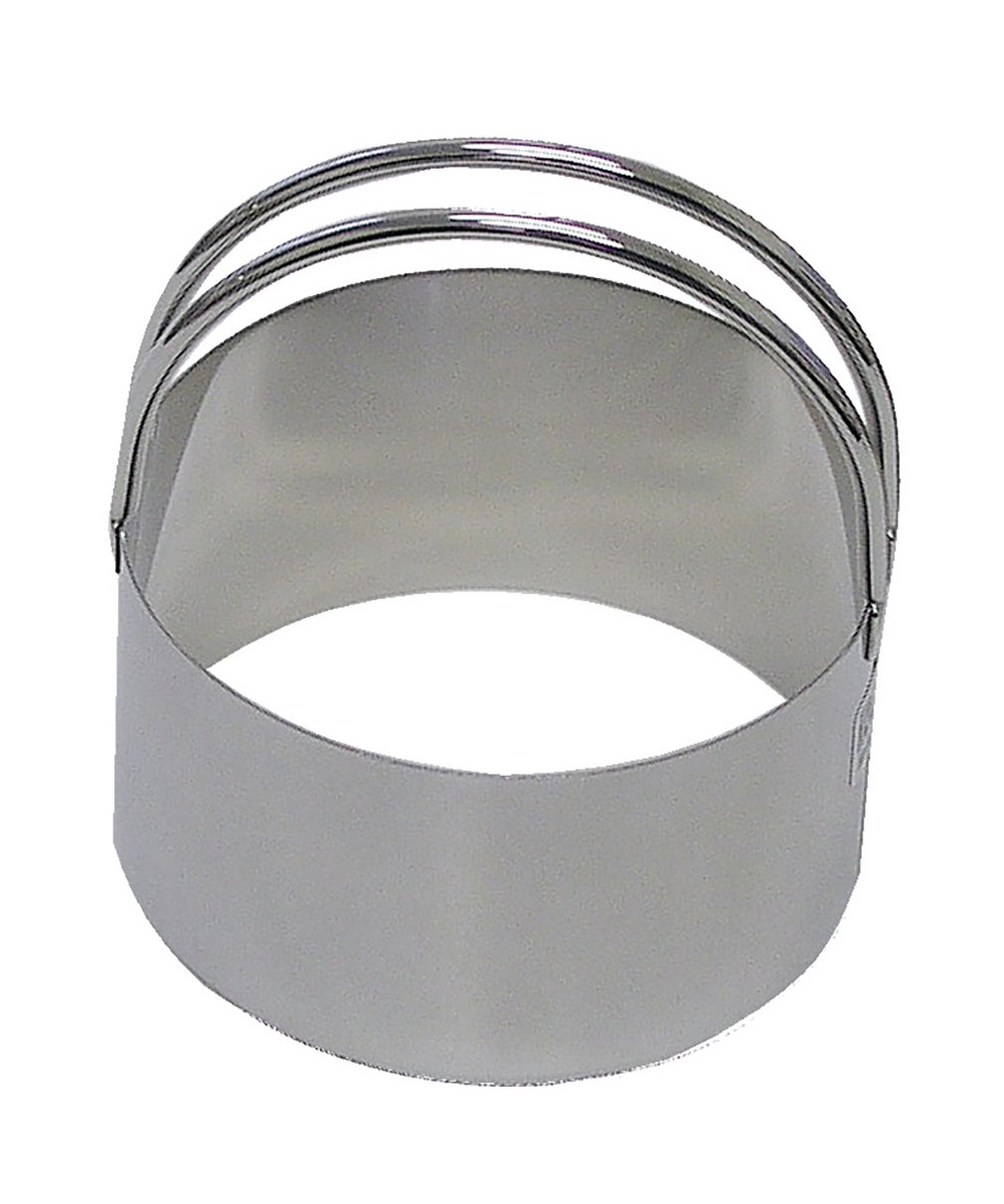 R&M International Stainless Steel 2-3/4" Round Biscuit Cutter with Handle, 1-Piece