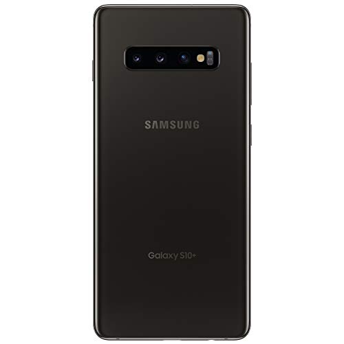 Samsung Galaxy S10+ Factory Unlocked Android Cell Phone | US Version | 1TB of Storage | Fingerprint ID and Facial Recognition | Long-Lasting Battery | Ceramic Black