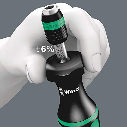 Wera - 5074739001 Kraftform 7440/41/42 Torque Screwdriver 0.3-6.0 Nm and Bit Set, 27-Piece