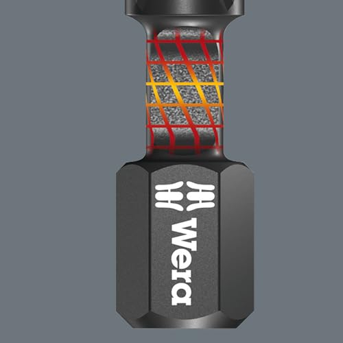 Wera 05057690001"Impact 1" Bit-Check - Silver (30Piece) [Energy Class A]
