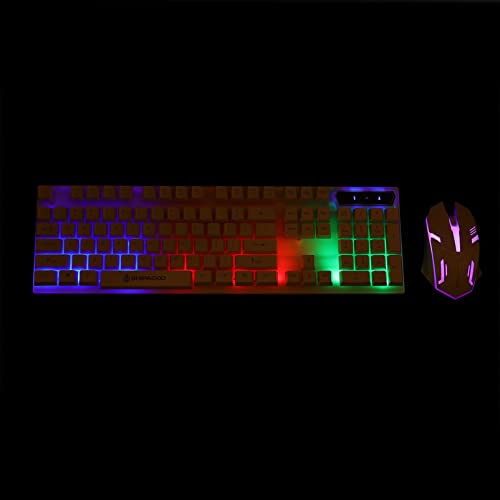 SOLUSTRE Wireless Keyboard Wireless Keyboard 2pcs Wired Gaming Keyboard Home Office Keyboard Wired Keyboard and Ultra Thin Keyboard Mice Set RGB Lip Gloss Set Lip Gloss Set