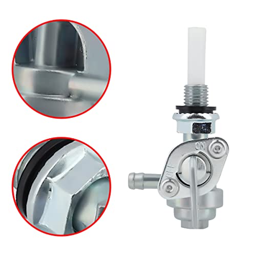 Savior 3pcs M10 x 1.25 Gas Tank Fuel Switch Valve Pump Petcock for Honda EU1000i EU2000i EU3000i Yamaha EF2000iSv2 EF6300iSDE EF2400iSHC Generator 28-1783-V