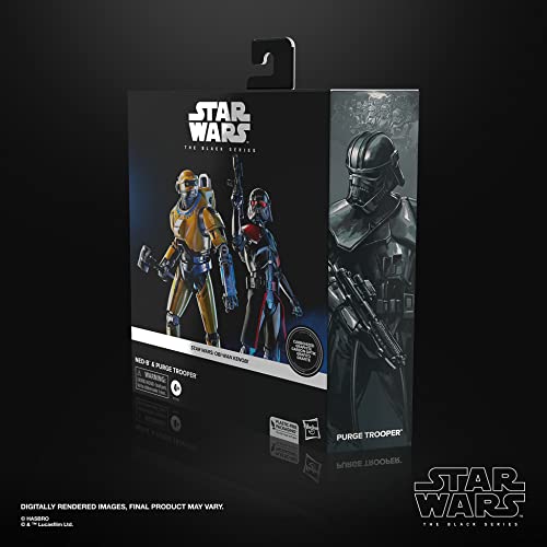 STAR WARS The Black Series NED-B & Purge Trooper, OBI-Wan Kenobi 6-Inch Collectible Action Figures Carbonized 2-Pack, Ages 4 and Up (Amazon Exclusive)
