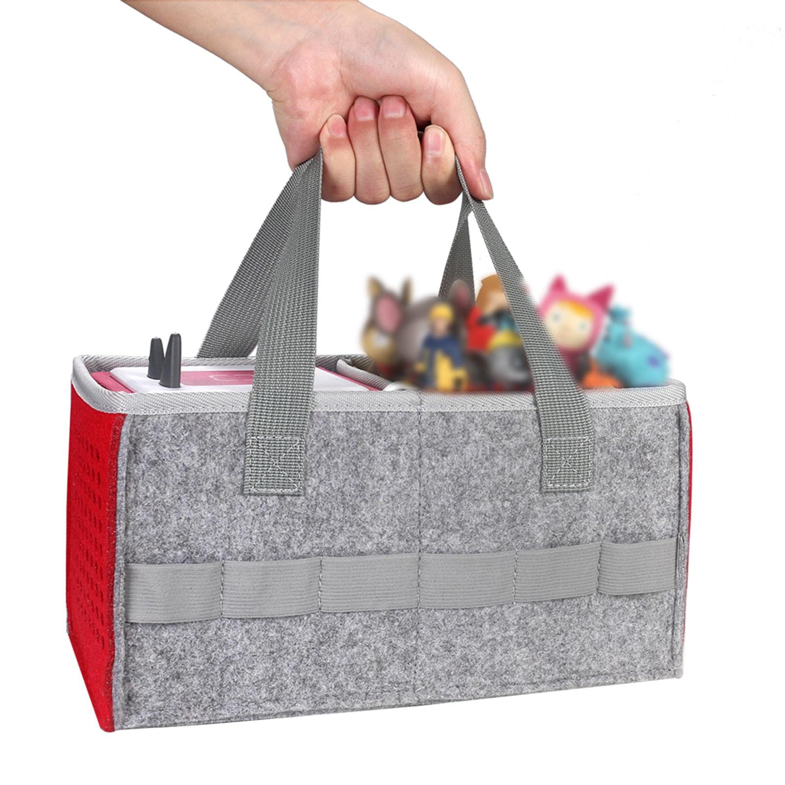 Storage Bag for Tonies Starter Set Tote Bag for Toniebox Starter Set Case for Toniebox Starter Set Bag for Tonies Box Kids Hard Case with Handle | Portable Travel Portable Carry Case