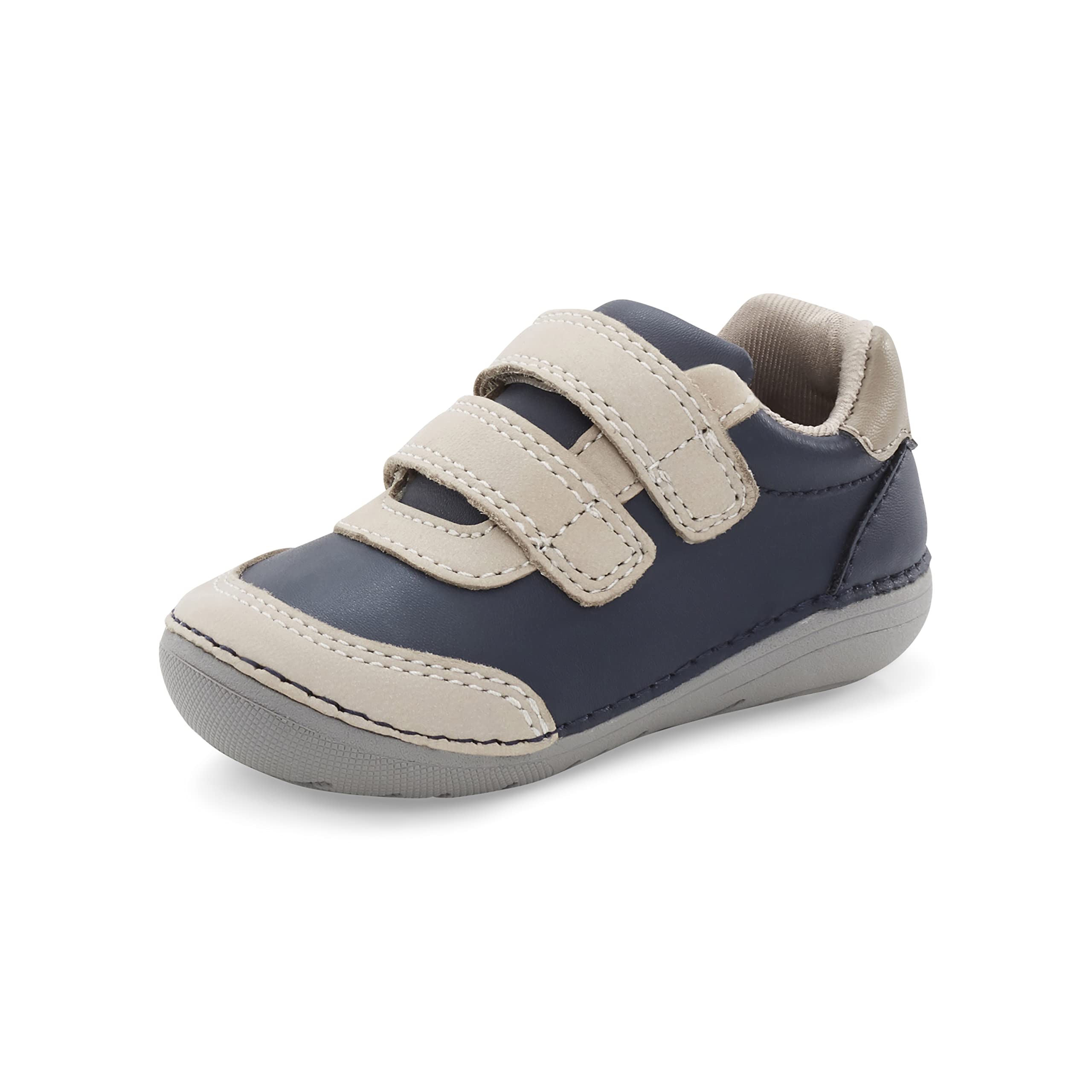 Stride Rite Baby Boys SM Kennedy Sneaker, Navy, 5 Wide Infant