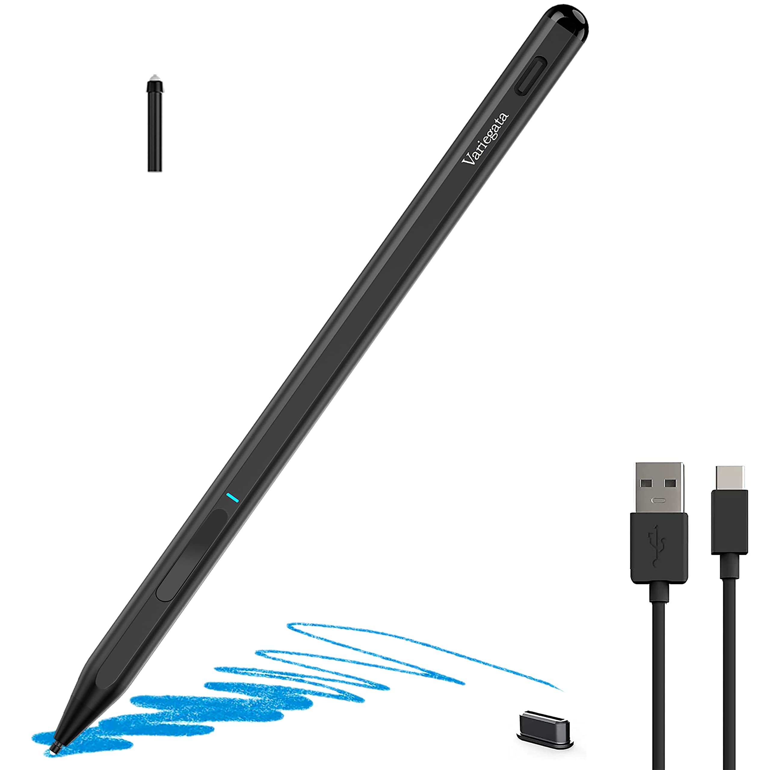 Stylus Pen for Surface, 4096 Pressure Sensitivity, Palm Rejection, Tilt, Official Authorized, Surface Pen Compatible with Microsoft Surface Pro X/8/7/6/5/4/3/Surface 3/go 2/go 3/Laptop Pen/HP/ASUS