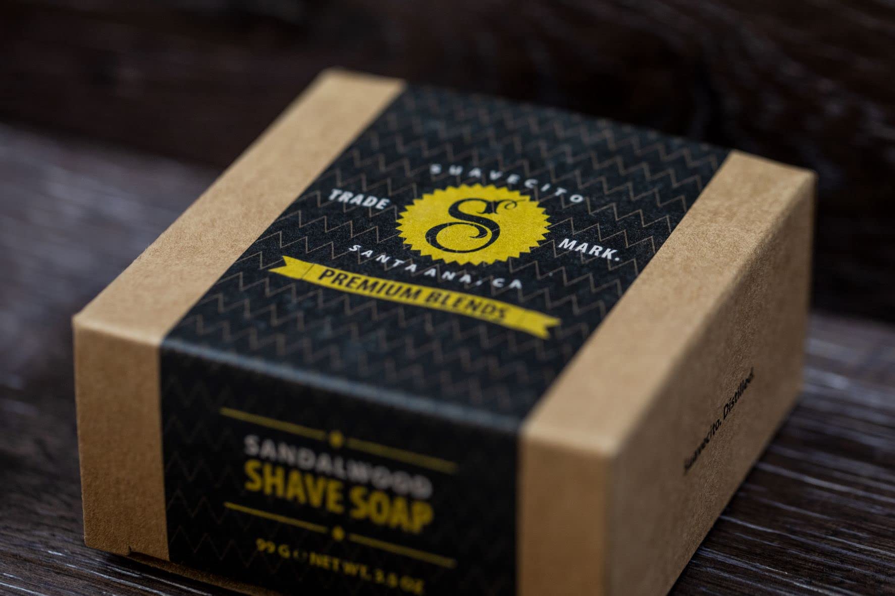 Suavecito Premium Blends Shave Soap Sandalwood Men's Face Grooming Shaving