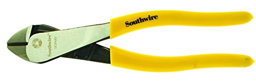 Southwire - 58289440 Tools & Equipment DCP8D 8-Inch High-Leverage Diagonal Cutting Pliers with Dipped Handles