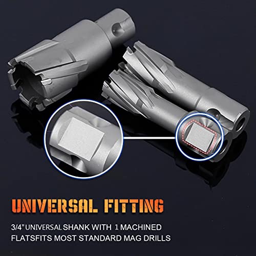 SagaSave 20MM x 35MM High Speed Steel Cyclone Annular Cutter,Metal Hole Cutter for Stainless Steel, Metal, Iron, Steel, Brass,Wood 1PCS