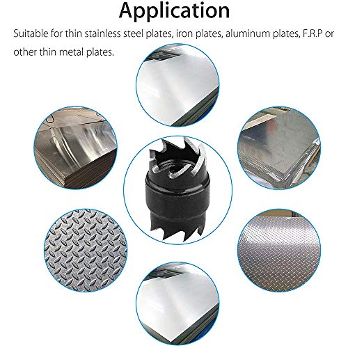 Spot Weld Cutter Set,13 Pcs 3/8" Rotary Spot Weld Cutter Remover Drill Bits Tool and 2 Replacement Blades,Metal Hole Cutter Remover for Power Drill Spot Welding