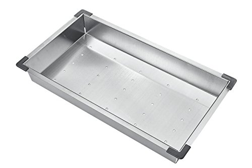 Starstar 17" Stainless Steel Colander For Kitchen Sink