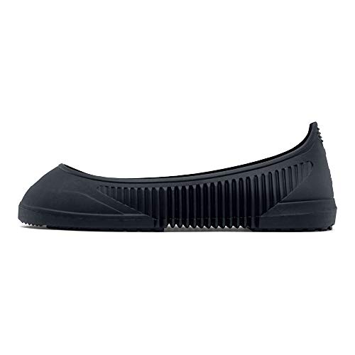 Shoes for Crews Crewguard Stretch, Men's, Women's, Unisex Work Overshoes, Slip Resistant, Black, L, Men's 8.5-11 / Women's 10-12