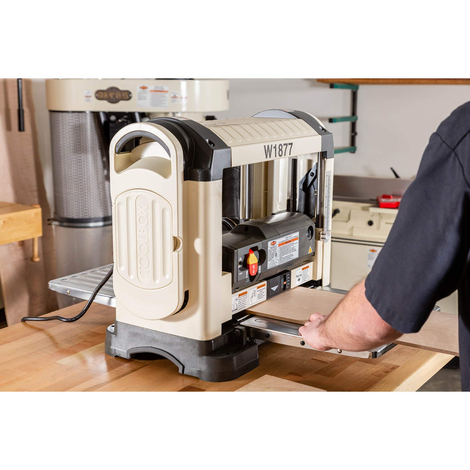 Shop Fox W1877 13" Portable Planer with Spiral-Style Cutterhead